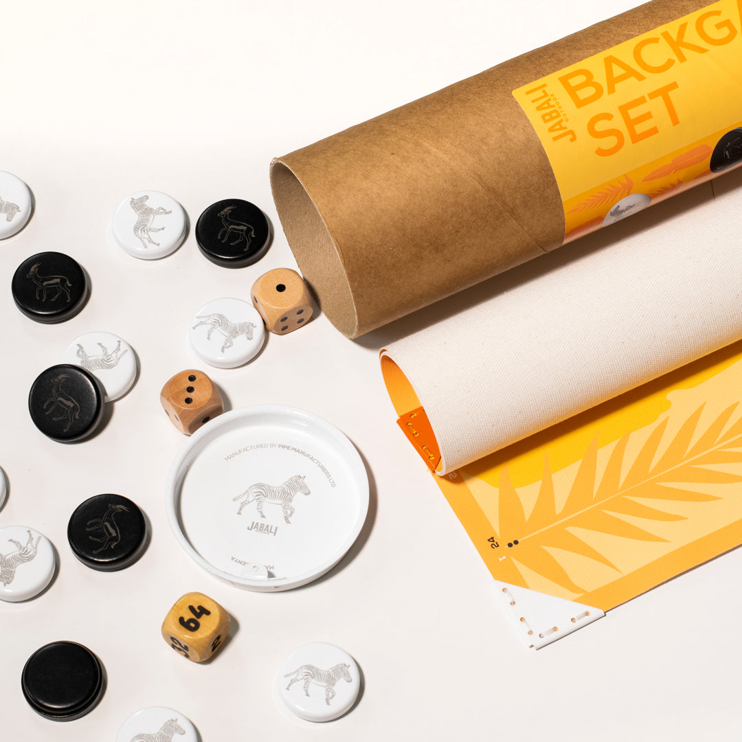 Jabali Outdoor - Backgammon Set - Kenyan Board Game